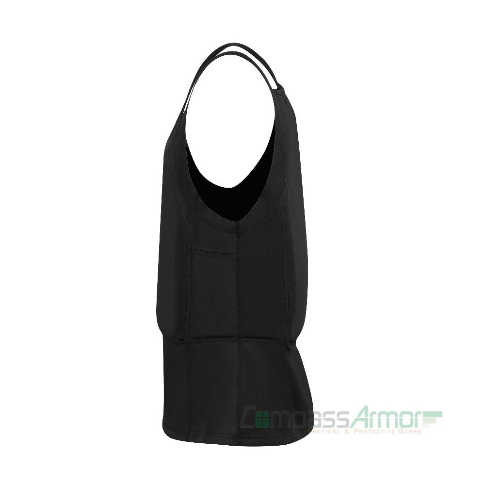 T-SHIRT ARMOR Kevlar BULLETPROOF SHIRT With Side-Panels BPV-TSX ...